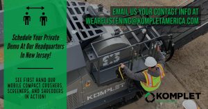 Komplet Equipment Demonstrations Available